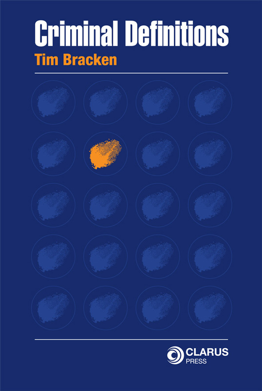 Criminal Definitions Clarus Press